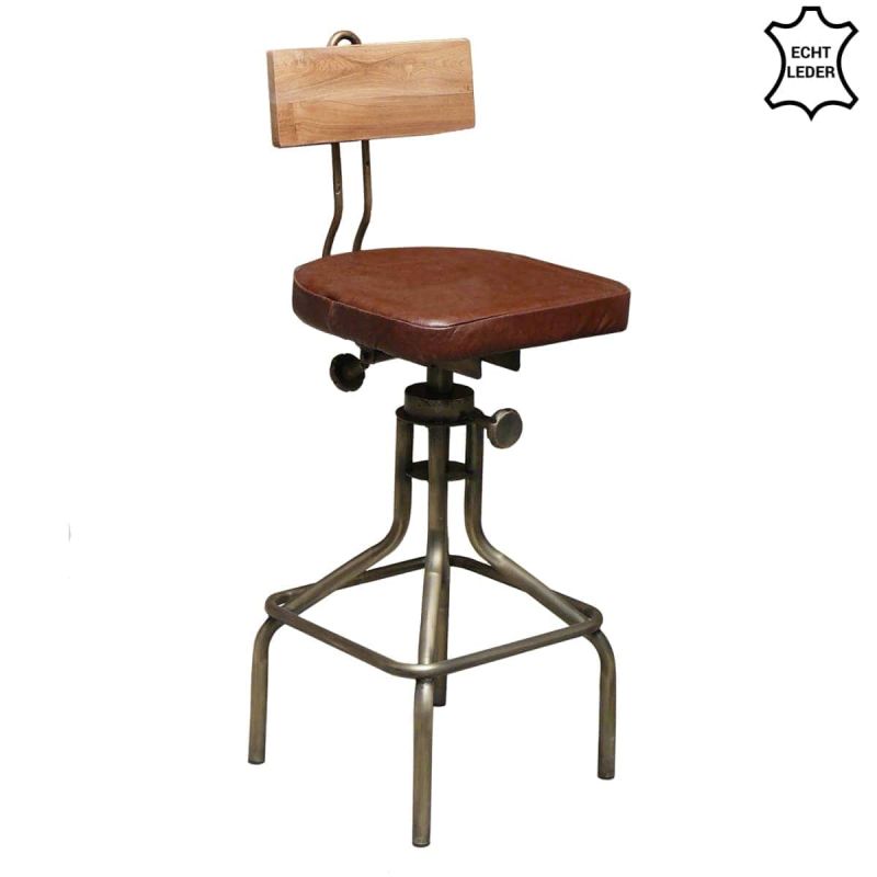 Barhocker höhenverstellbar & drehbar Vintage von FabrikSchick